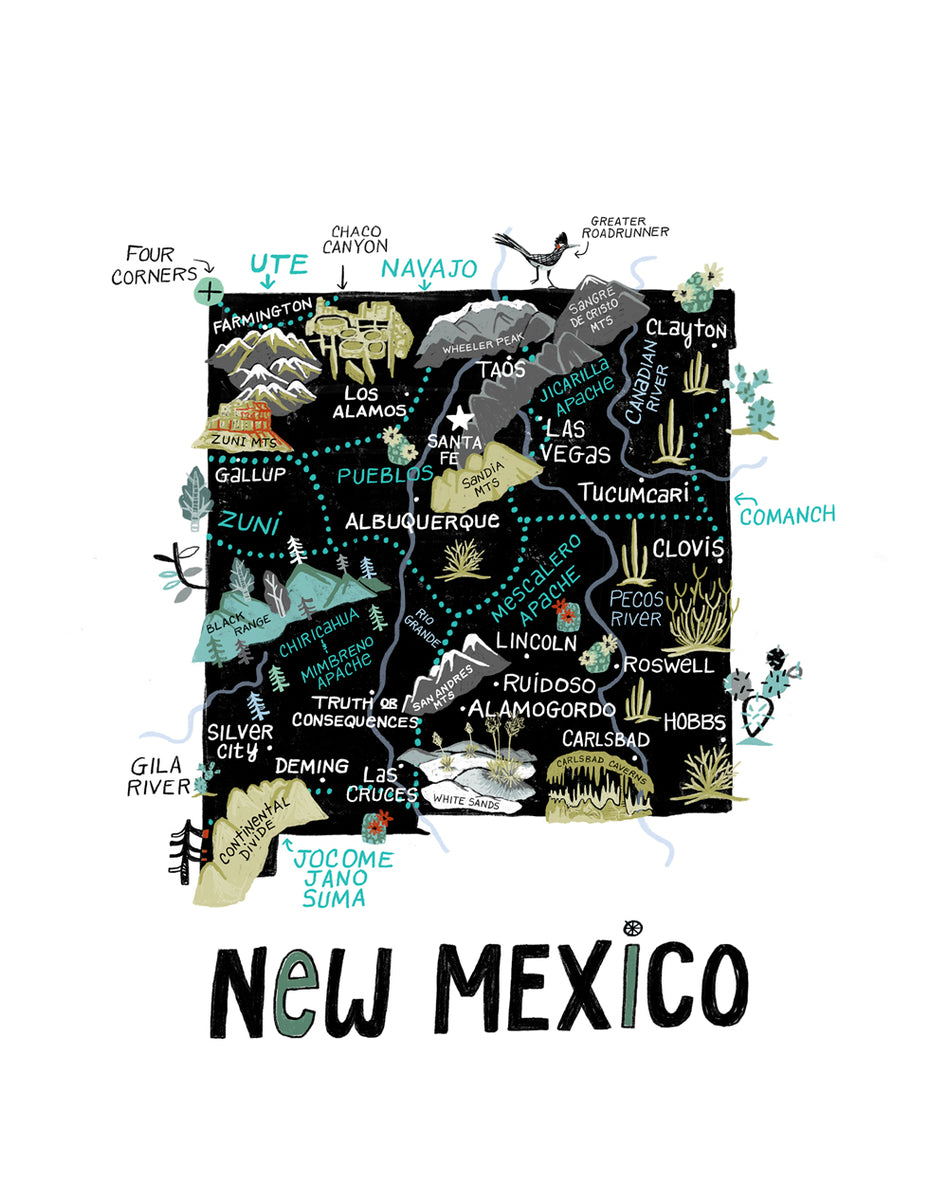 State of New Mexico Wall Art – Tammy Smith Design